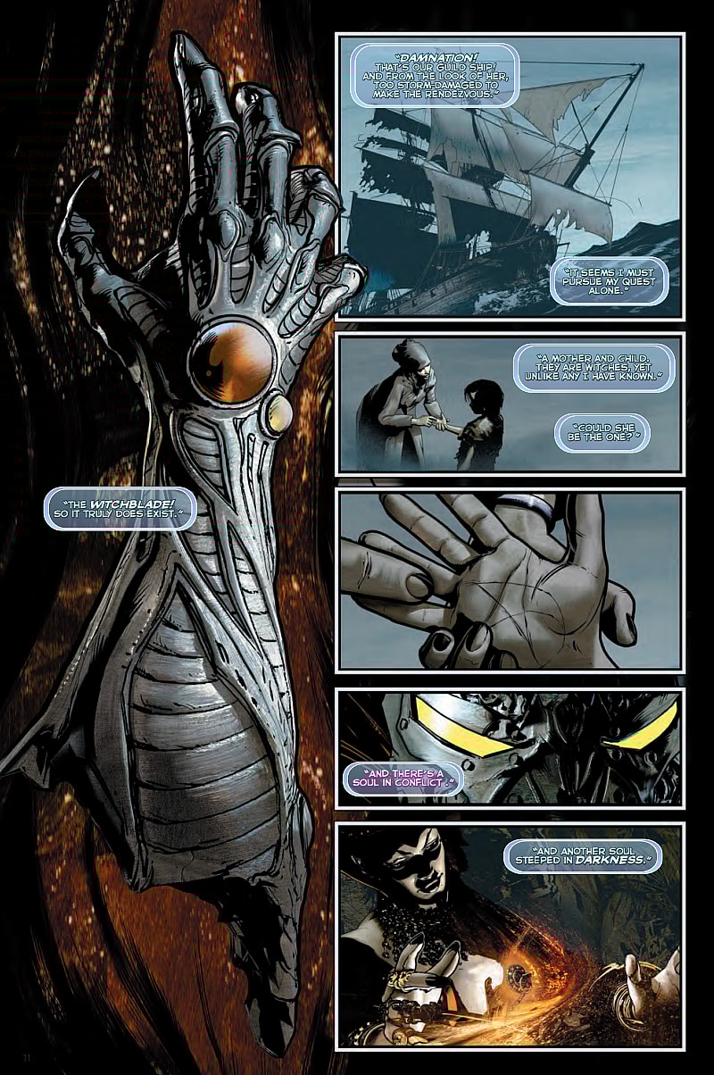 medieval spawn witchblade comic