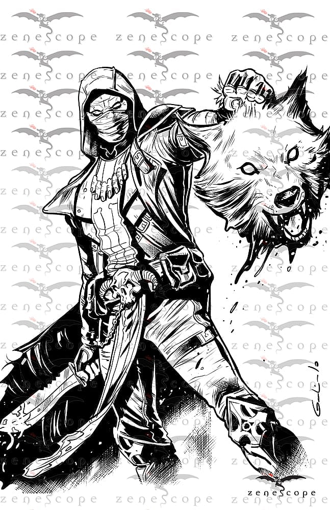 Zenescope Offers Exclusive Coloring Prints for 'Red Agent' and 'Grimm ...
