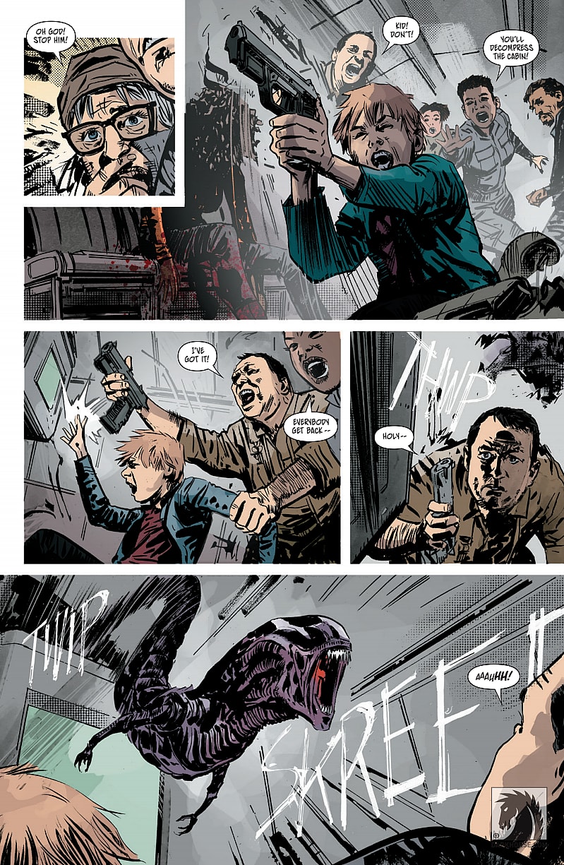 Comic Book Review: Aliens: Dust to Dust #2