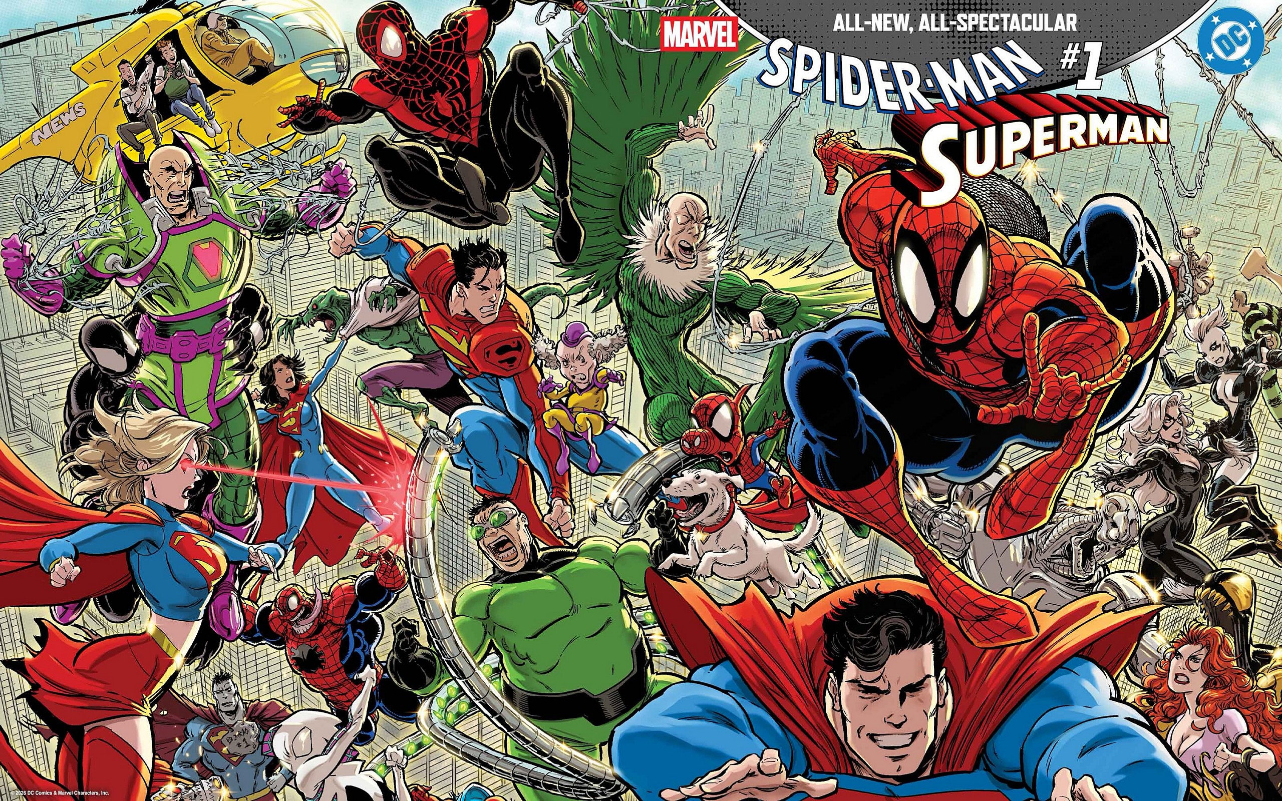Every Variant Cover For Marvel And DC's 'Superman/Spider-Man' And ...