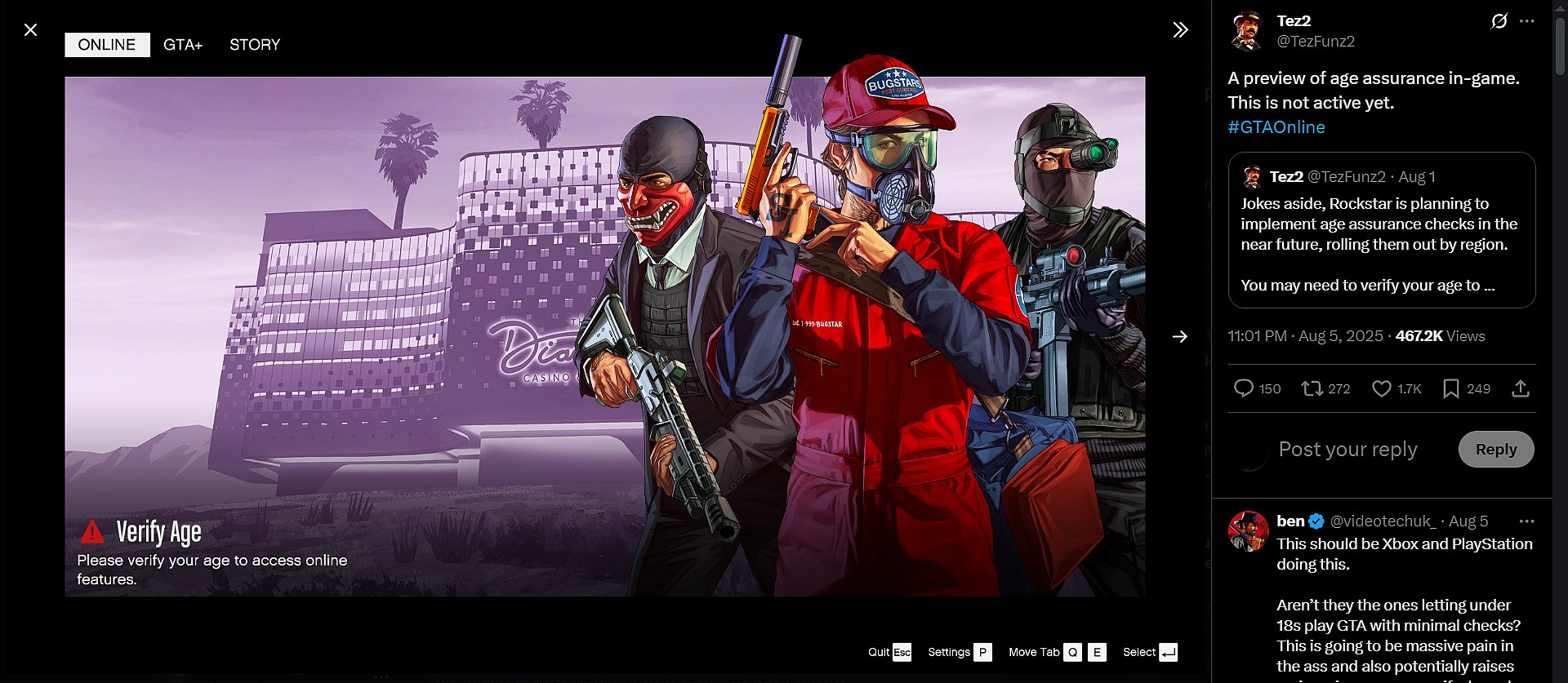 Rockstar Games Reportedly Implementing Age Verification In 'Grand Theft ...