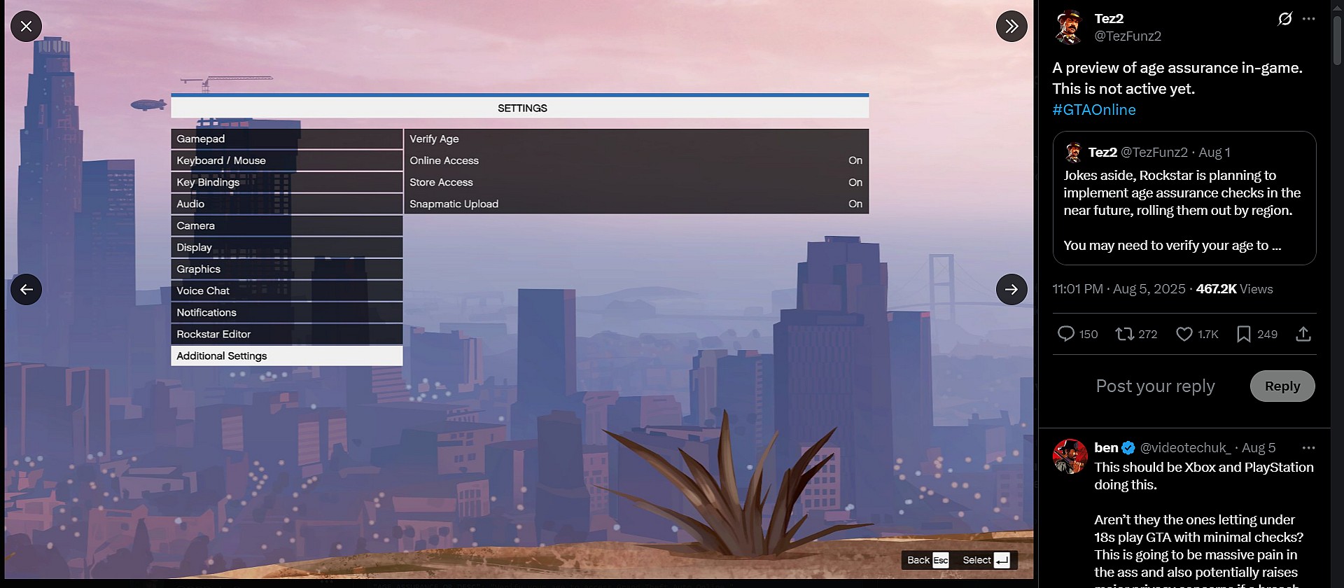 Rockstar Games Reportedly Implementing Age Verification In 'Grand Theft ...