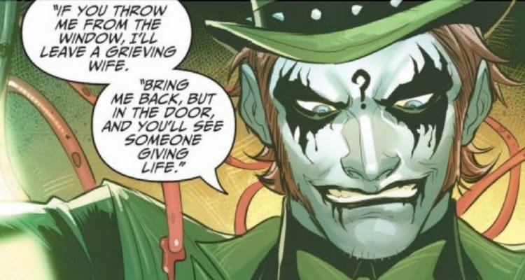Riddler's Riddle: If You Throw Me From The Window...