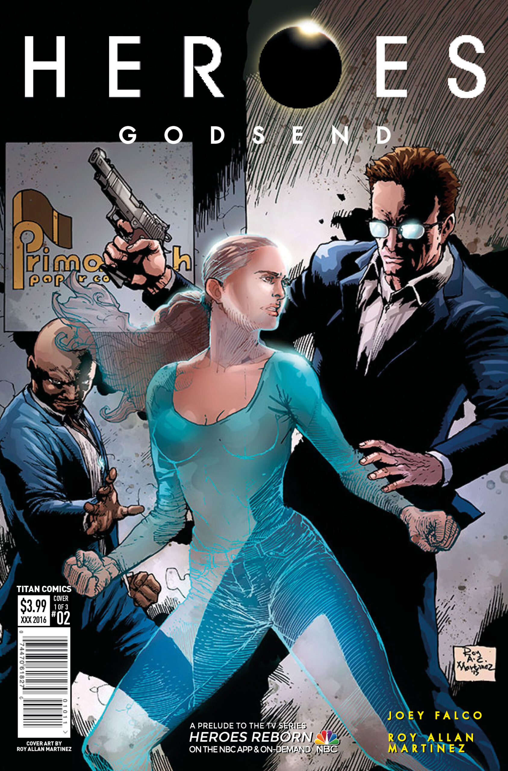 Titan Comics Unveils HEROES: GODSEND #2 Covers