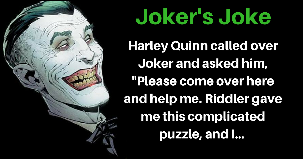 Joker's Joke: Harley Quinn's Doing a Puzzle - Bounding Into Comics